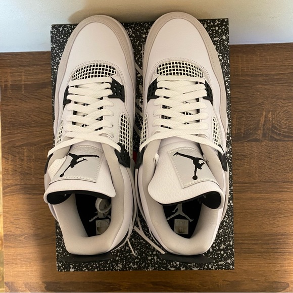 Jordan | Shoes | Mens Air Jordan 4 Retro Military Black 1m Dh6927111 ...